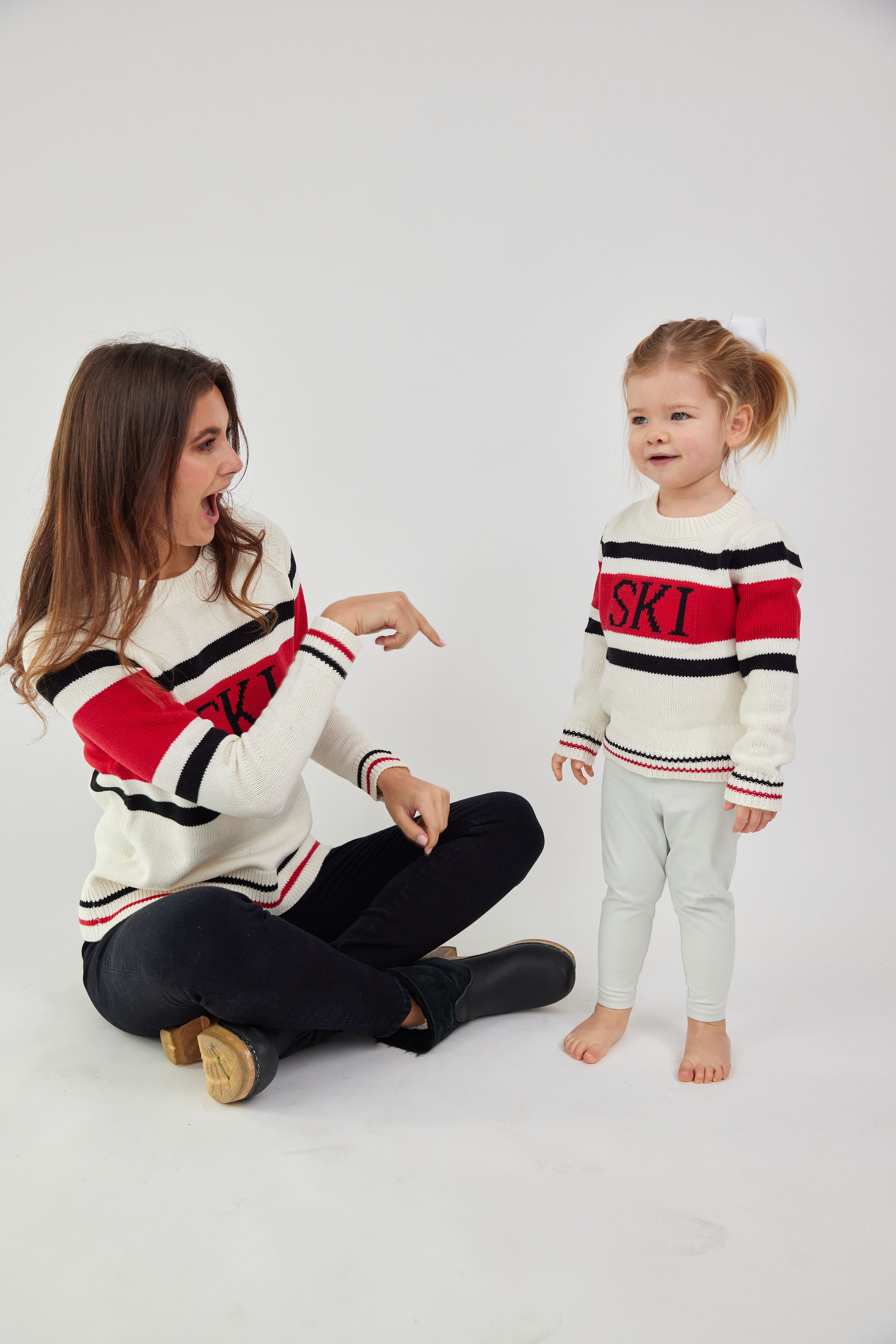 Ivory Kids Ski Sweater – Sail to Sable